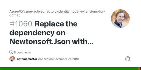 Replace The Dependency On Newtonsoftjson With New Net Json Apis
