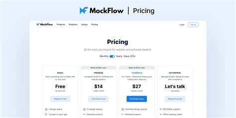 Mockflow Pricing Plans For Wireframepro And Ideaboard