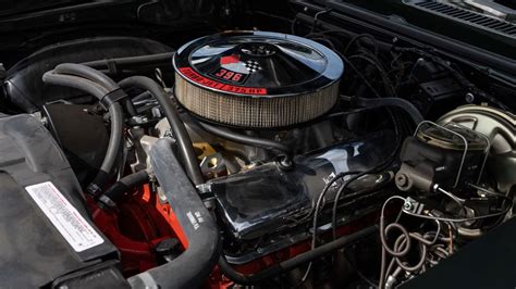 1969 Chevrolet Nova Ss Engine 001 Mecum Auctions Fathom Green