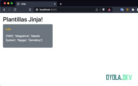 Plantillas Jinja2 Con Flask Oyoladev