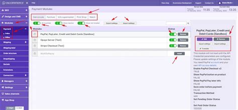 Managing Shipping And Payment Modules OsCommerce Wiki