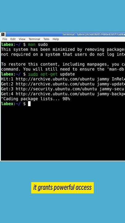 Practice Linux Commands 19 Sudo Commandline Linuxcommands Linux Learnlinux Youtube