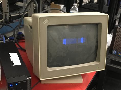 Someone Turned An Old Ibm Ps 2 Color Monitor In For Surplus Sans