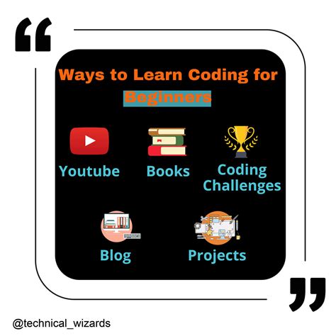 Technical Wizards Ways To Learn Coding For Beginners💻📱📚 Tell Us Your