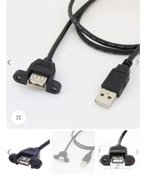 Panel Mount Usb Cable 15 M At ₹ 80piece In New Delhi Id 2853205569273