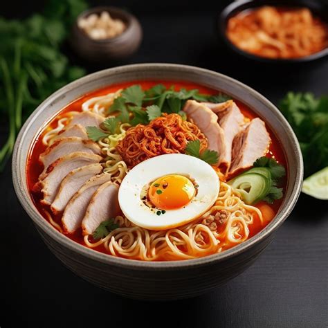 Spicy Noodles Soup Asian Style Best Broth
