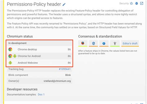 Features View Showing Different Chromium Status Than Feature View The Same Feature Issue