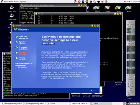 ลง Ms Windows 2000 Xp บน Qemu Th