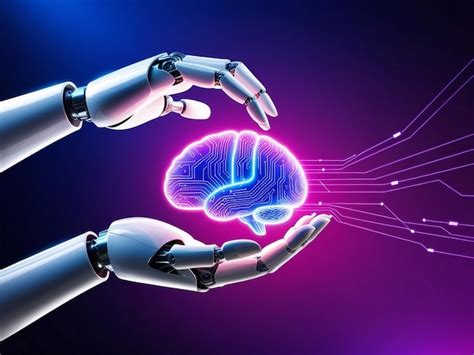 Futuristic Ai And Robotics The Intersection Of Technology And Human Cognition Premium Ai