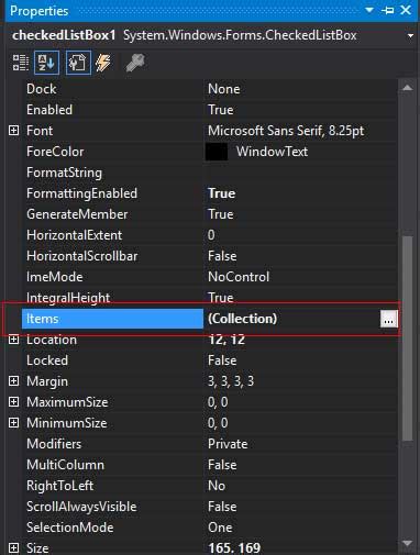 Cs Checkedlistbox Control C Gui Course Uk Academe