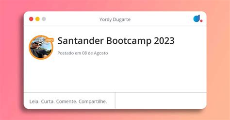 Santander Bootcamp 2023