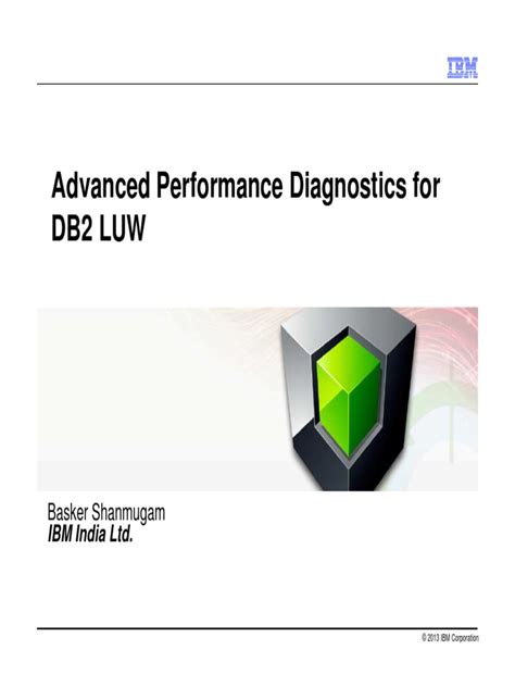 Db2 Advance Performance Monitoring Pdf Ibm Db2 Inputoutput