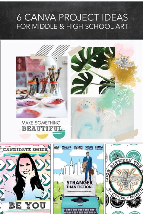 Digital Design Graphic Design Canva Projects Middle High School Art