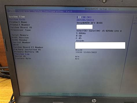 Tpm Option Not Available In Bios Hp Support Community 8723547