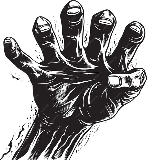 Premium Vector Tormented Touch Screaming Hand Design Cry Of The Hand