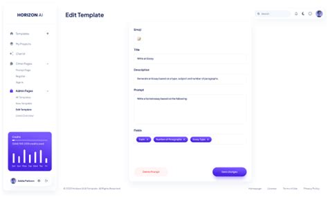 Horizon Ai Template The Best Chatbot Website Template For Ai Powered Applications