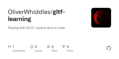 Github Oliverwhiddlesgltf Learning Playing With Gltf Nodejs And Vs Code