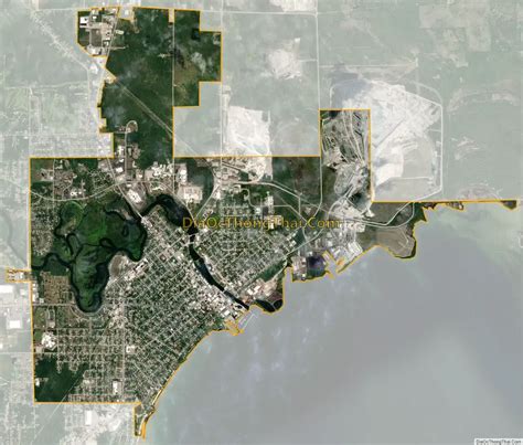 Map Of Alpena City Michigan Thong Thai Real