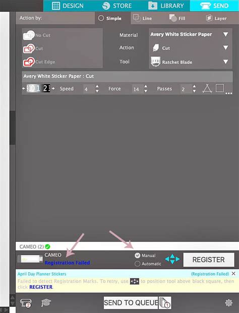HOW TO FIX YOUR SILHOUETTE REGISTRATION FAILED ERROR Footprints Of