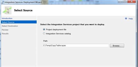 Ssisdb And Catalog Part 2 Adding The Ssis Package Notes On Sql