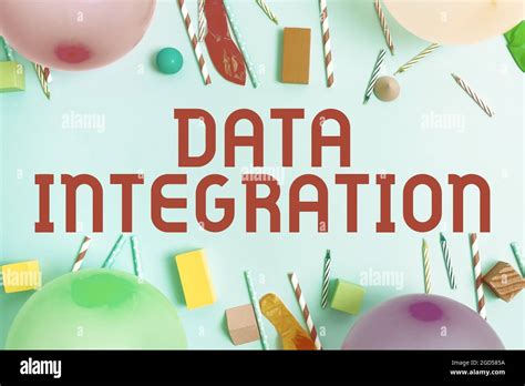 Conceptual Display Data Integration Business Concept Involves