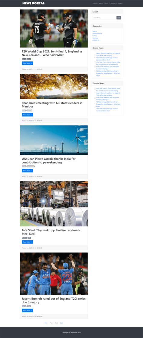 News Portal Project In Php And Mysql Free Download News Portal Projects