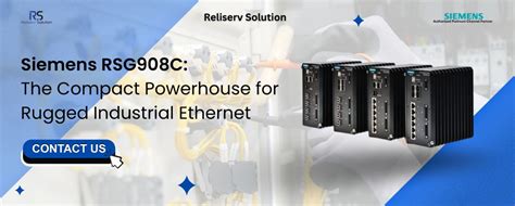 Ruggedcom Rsg908c Ethernet Switch The Compact Powerhouse