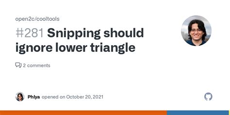 Snipping Should Ignore Lower Triangle · Issue 281 · Open2ccooltools