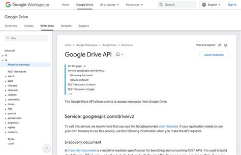 Google Drive API Api ApisList