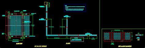 Partition Detail Dwg Detail For Autocad • Designs Cad