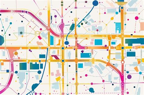 Premium Photo Mapping Urban Bus Routes For Improved Public Trans Generative Ai