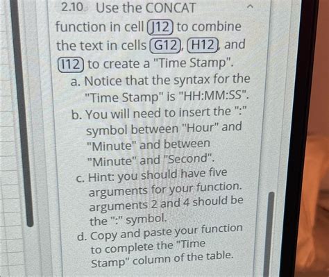 Solved 210 ﻿use The Concat Function In Cell 112 ﻿to Combine