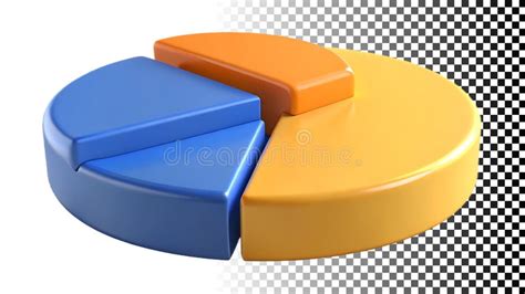 Colorful Pie Chart Representing Data Distribution And Analysis Png