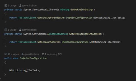 updating editing existing wcf service reference breaks existing