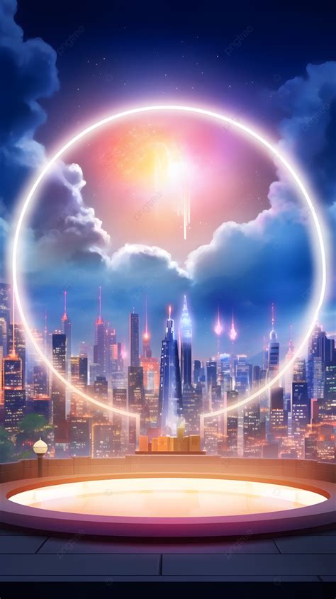 전자상거래 꿈의 도시 배경 전시대 배경 화면 및 일러스트 무료 다운로드 Pngtree