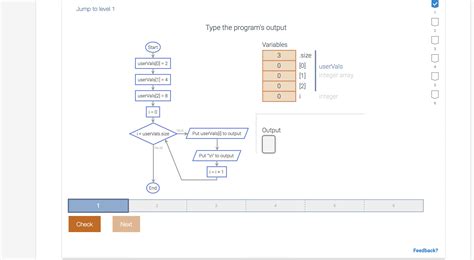 solved jump to level 1 type the program s output output 1 2