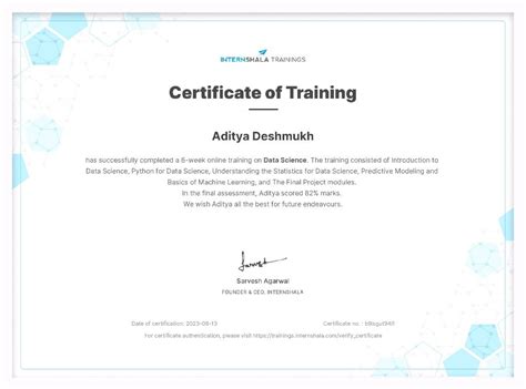 Datascience Internshala Machinelearning Pythonfordatascience Aditya Deshmukh