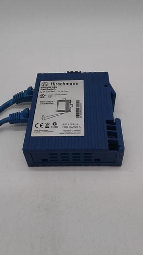 Used Hirschmann Spider 5tx Rail Switch Iec 61131 2 For Sale At Nd Industrial Surplus