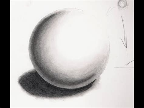 How To Draw A Realistic Sphere With Pencil Doovi