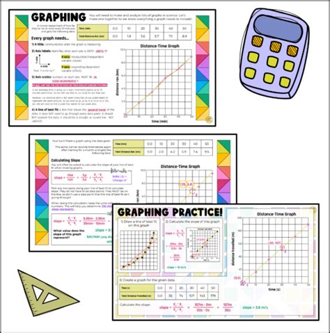 Science Skills Graphing Notes Practice Made By Teachers