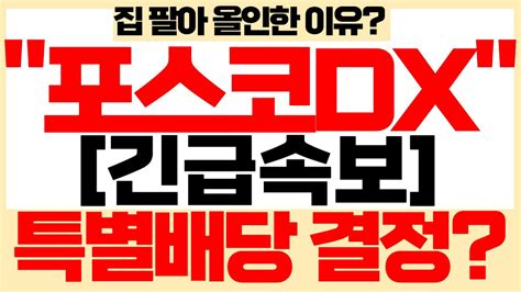 포스코dx 집 팔아 올인한 이유 포스코dx 포스코dx주가전망 포스코dx주가 포스코dx종목분석 포스코dx목표가 포스코홀딩스 Posco홀딩스 포스코dx
