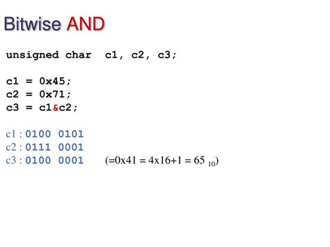 Ppt Bit Operations Powerpoint Presentation Free Download Id4472460