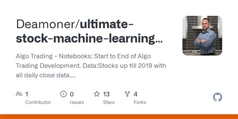 ultimate stock machine learning training dataset full history aa csv at master · deamoner