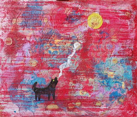 Картина «Луна Холст Авторская техника 2023 г