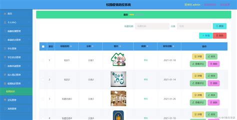 基于springboot校园疫情防控系统 Csdn博客