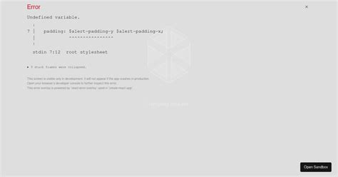 Emergency Console Codesandbox