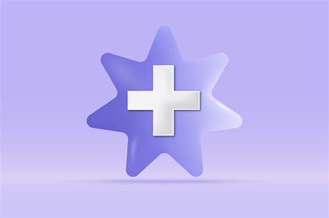 3d 의료 응급 플러스 기호 아이콘 밝은 파란색 배경에 격리되어 있습니다 현실적인 별표 응급 처치 및 건강 관리 개념 3d 벡터 렌더링 그림 3차원 형태에 대한 스톡 벡터