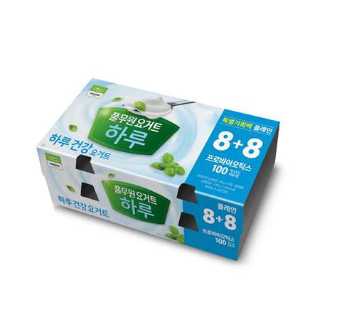 풀무원하루요거트플레인16컵 80gx16 배민 장보기∙쇼핑