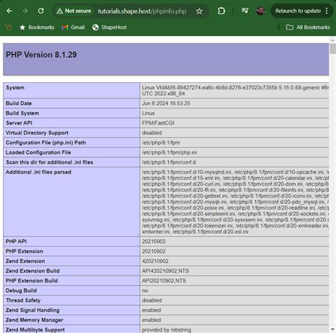 How To Install Php 81 With Nginx And Composer On Ubuntu 2204 Shapehost