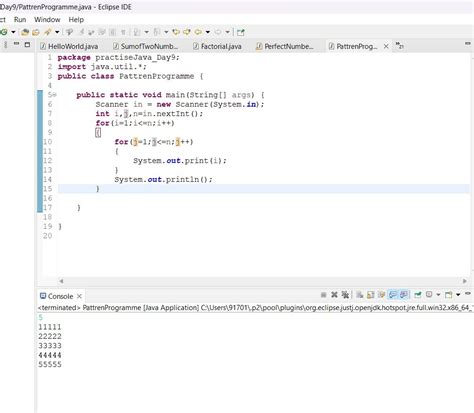 Day9 Day1 Codenewbie Javaprogramming Patternprograms Codejourney